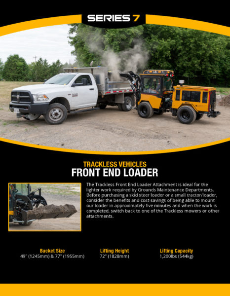 Trackless Front End Loader - HP Fairfield