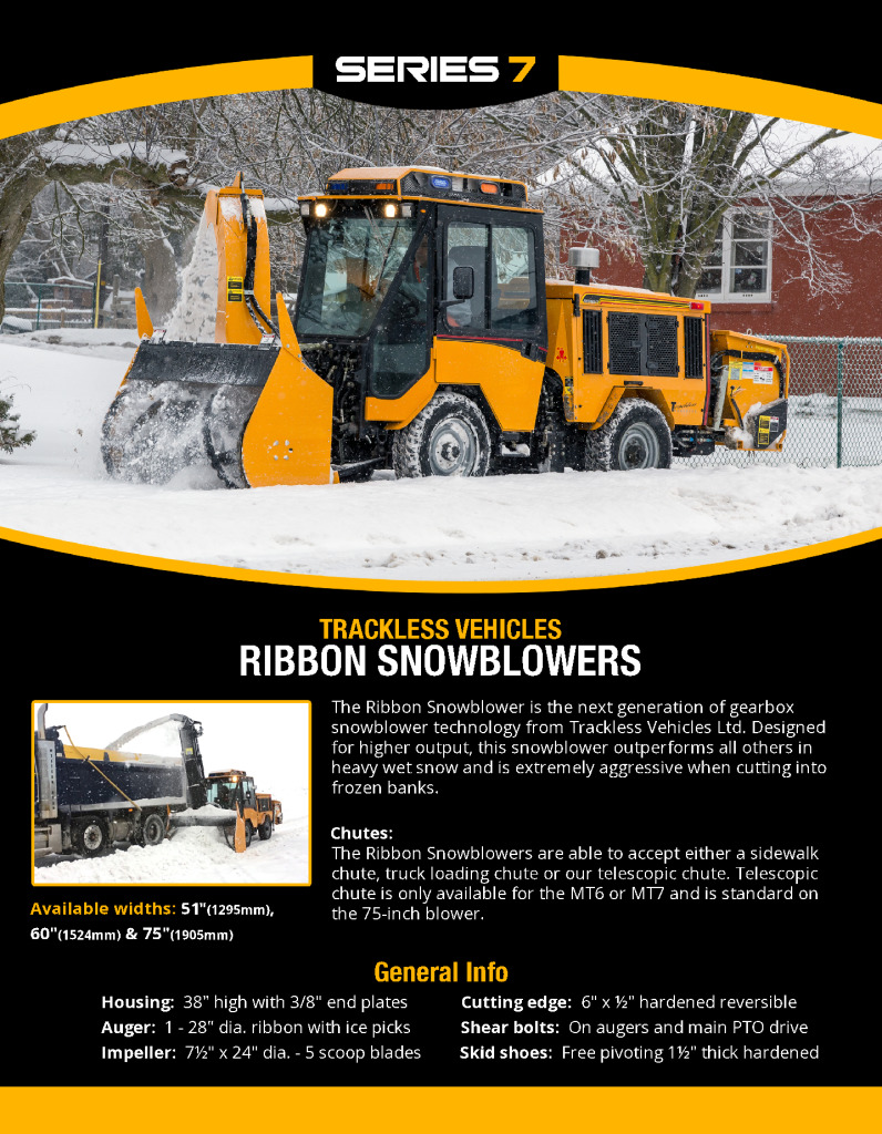 Trackless Ribbon Blower - HP Fairfield