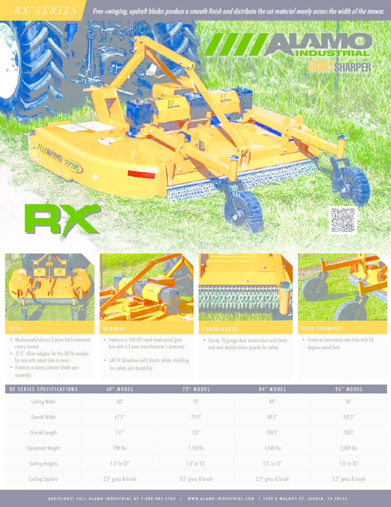 Alamo Industrial RX84 - HP Fairfield