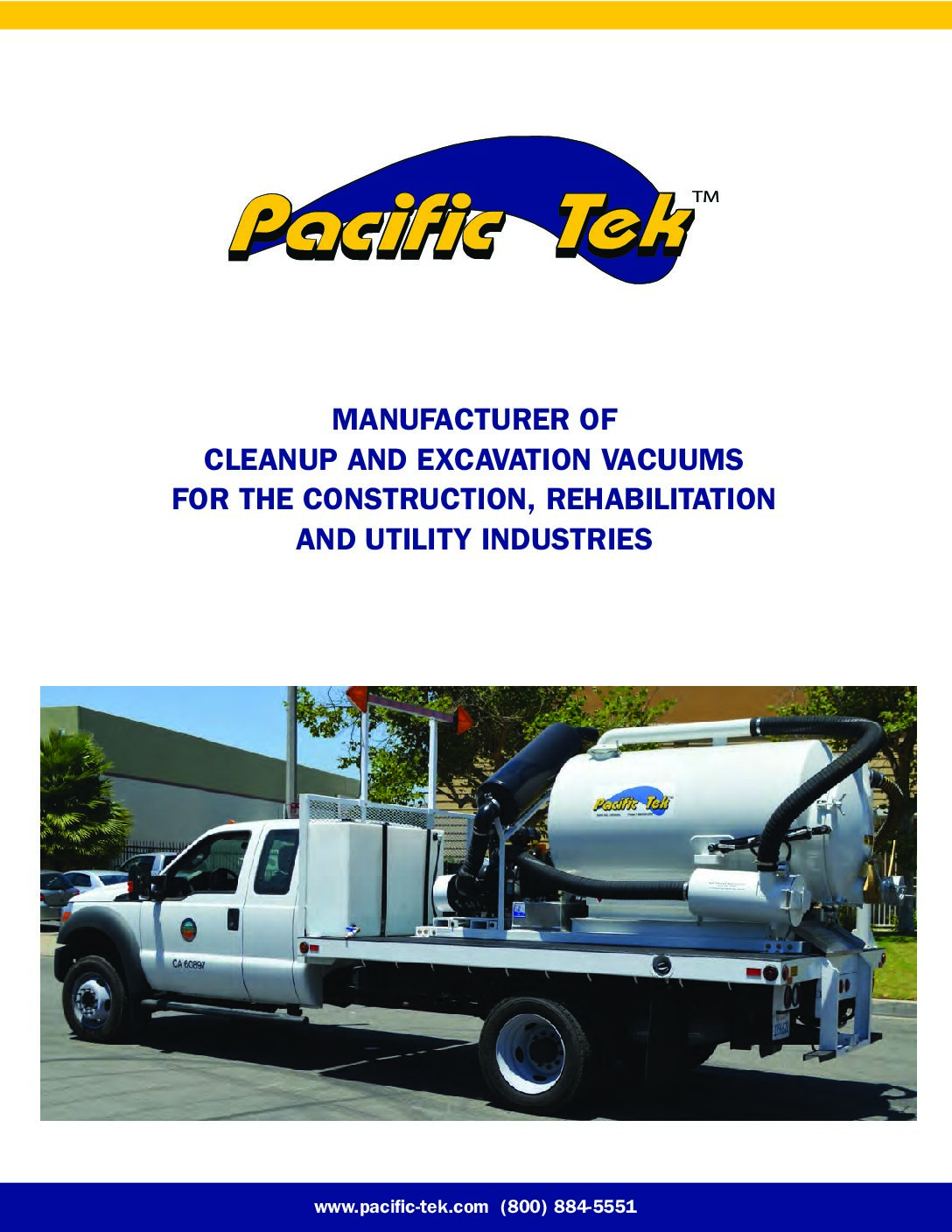 Pacific Tek PV800 Vacuum Excavator - HP Fairfield