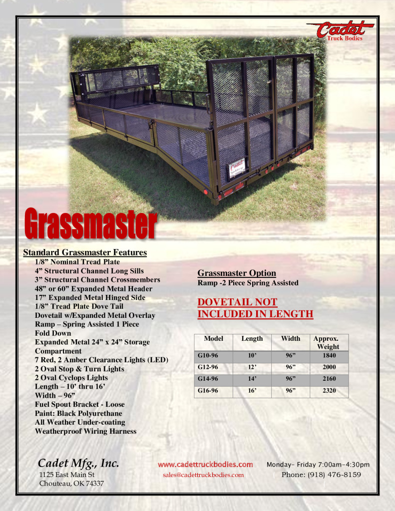 Cadet Grassmaster - HP Fairfield